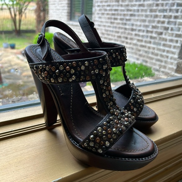 Frye | Shoes | New Frye Studded Heels | Poshmark